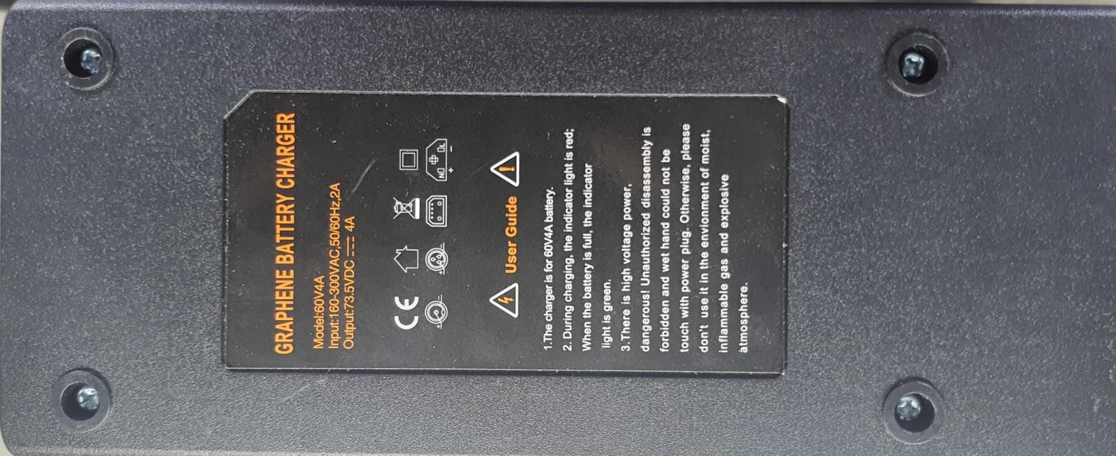 Premium Graphene Charger 60V 4AMP – Advanced Charging Solution ...
