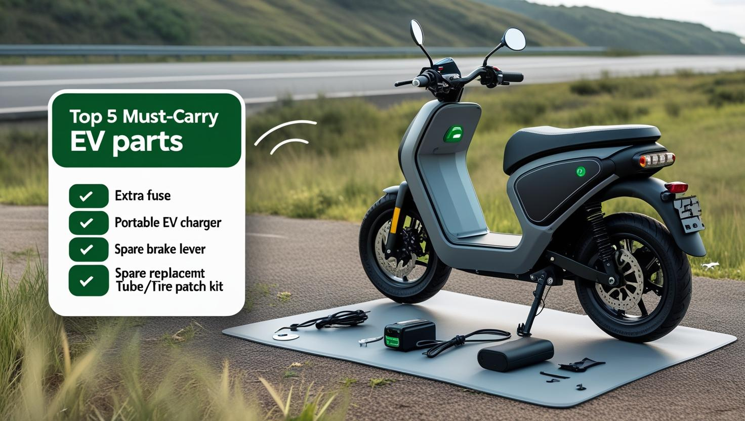 Top 5 EV Spare Parts You Must Carry While Riding - Electric Scooter ...